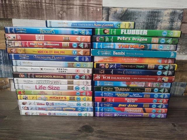 WALT DISNEY FAMILY Films DVD Bundle x31 £29.69 - PicClick UK