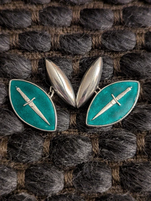 WW2 COMMANDO BRITISH Earl Mountbatten Royal Marines Commandos Enamel ...