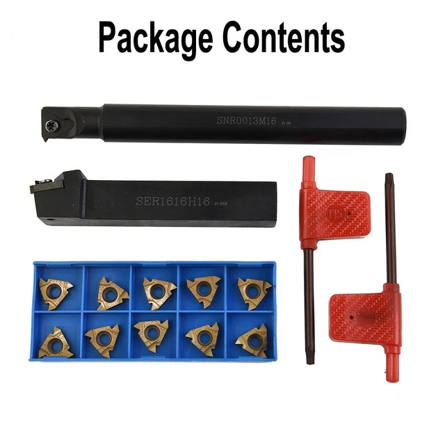 KIT PORTE-OUTILS DE tournage inserts de filetage internes de haute qualité et e EUR 47,98 ...