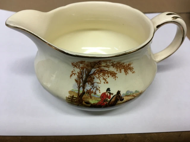 ALFRED MEAKIN DESIGN hunting & fishing scenes vintage jug Lot E069419L ...