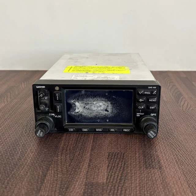 GARMIN GNS 430W WAAS GPS/NAV/COMM 28 Volt P/N 011-01060-45 - For Parts ...