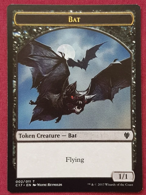 MAGIC THE GATHERING COMMANDER 2017 C17 BAT VAMPIRE token card MTG $12. ...