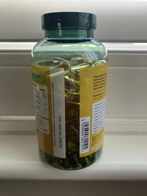 HOLLAND & BARRETT Cold Pressed Evening Primrose Oil 1000mg (90mg GLA ...