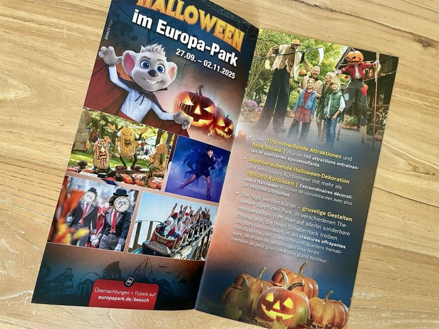 FLYER EUROPA-PARK RUST HALLOWEEN/HALLOWINTER 2025 EUR 1,90 - PicClick DE