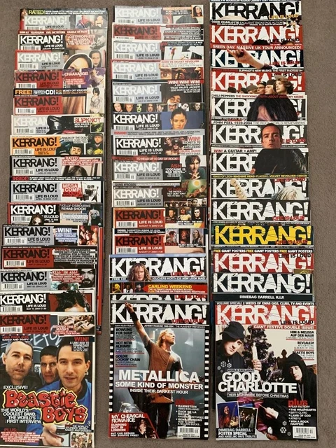 KERRANG MAGAZINE BUNDLE selection 2004 - Total 42 issues £23.99 ...
