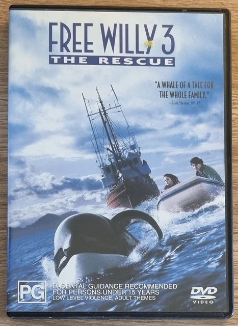 ^ FREE WILLY 3: The Rescue (Ref:zx) ~ DVD ~ Region 4 ~ FREE postage!! £ ...