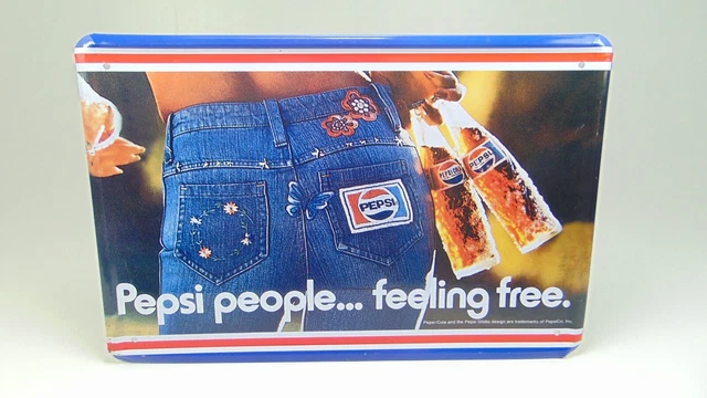 PETIT PLAQUE TOLE Pepsi Cola Vintage 80 90 EUR 14,95 - PicClick FR