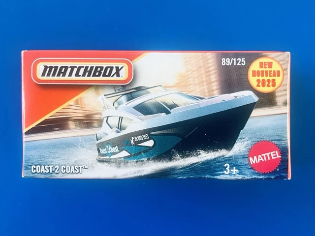 2025 MATCHBOX POWER Grabs 2025 COAST 2 COAST LUXURY YACHT / BOAT / SHIP ...
