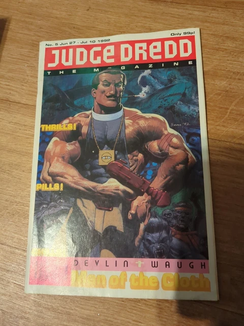 UK COMIC 2000AD Judge Dredd Megazine V2 Issue 5 June 27th 1992 Devlin ...