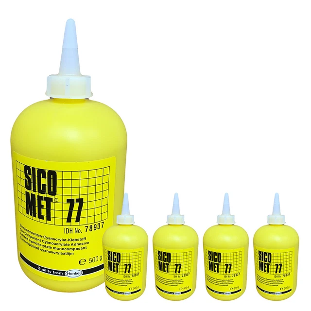 SUPERCOLLA SICOMET77 5 X 500g Einkomponenten di Cianoacrilato 19,90 ...