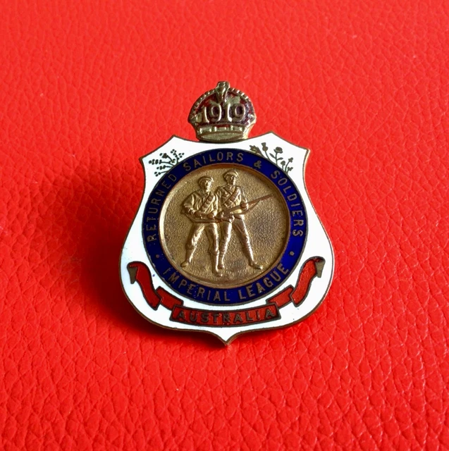 RSL BADGE LARGE with 1919 crown $50.00 - PicClick AU