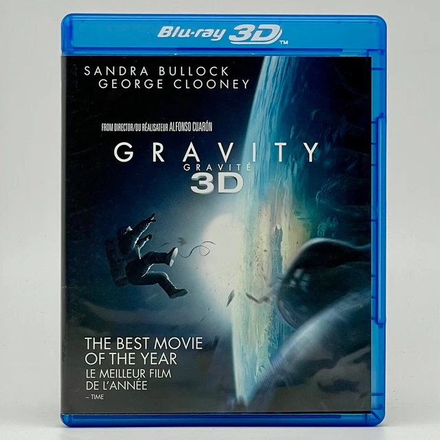 GRAVITY (3D Blu-ray, 2014) Sandra Bullock $10.49 - PicClick CA