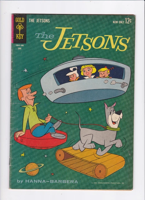 JETSONS #3 [1963 Vg-] Gold Key Hanna-Barbera Dog Walking Cover! £23.50 ...
