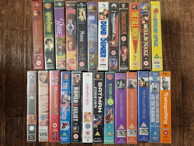 25 DIFFERENT FILMS, Movies - VHS Video Tapes - Mixed Bulk Lot #3 £14.99 ...