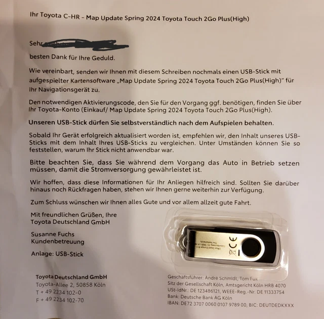 TOYOTA TOUCH2GO PLUS (High) Map Update Spring 2024 EUR 98,00 - PicClick DE