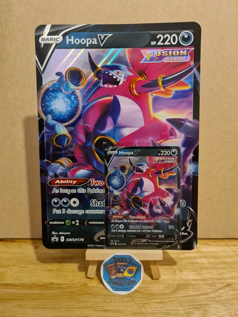 2 X POKÉMON Hoopa V SWSH176 Noir Star Promo Paquet Frais Standard Et ...