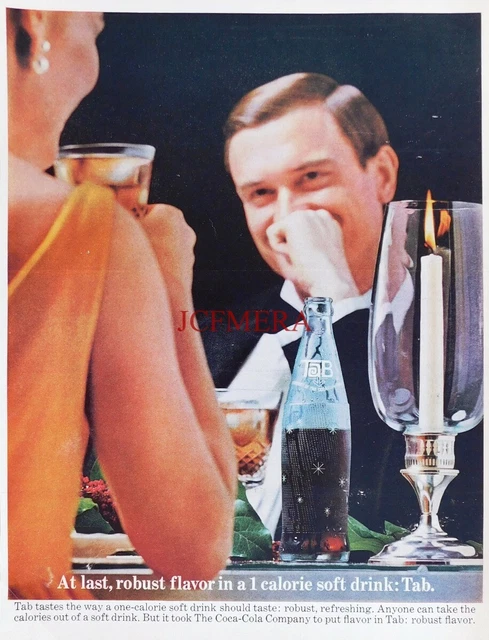 COCA COLA 'TAB' Low Calorie Soda Soft Drink 1965 Advert #3 - Original ...