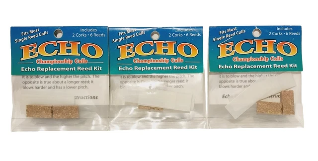 LOT OF REPLACEMENT Reed Kit Set Corks Reeds ~ Fits Most Single Reed ...