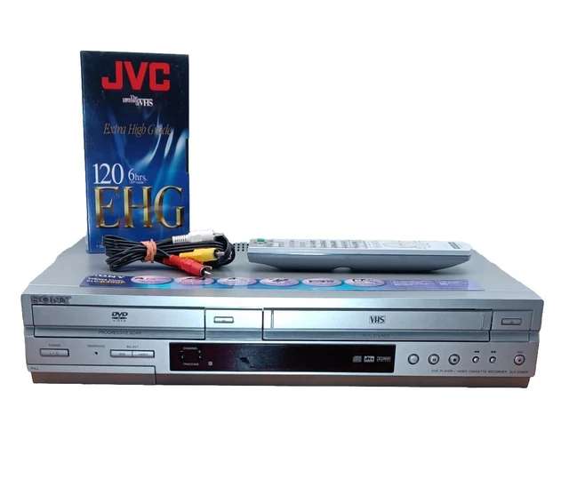 SONY DVD VCR Combo Player VHS S-VHS Play HI-FI SLV-D350P w/ Remote ...