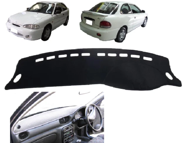 DARK GREY DASH Mat, Dashmat Dashboard Cover Fit Hyundai Excel 1995 ...