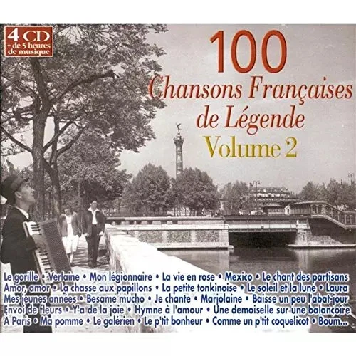 100 CHANSONS FRANÇAISES de légende Vol. 2, Artistes Divers EUR 4,99 ...