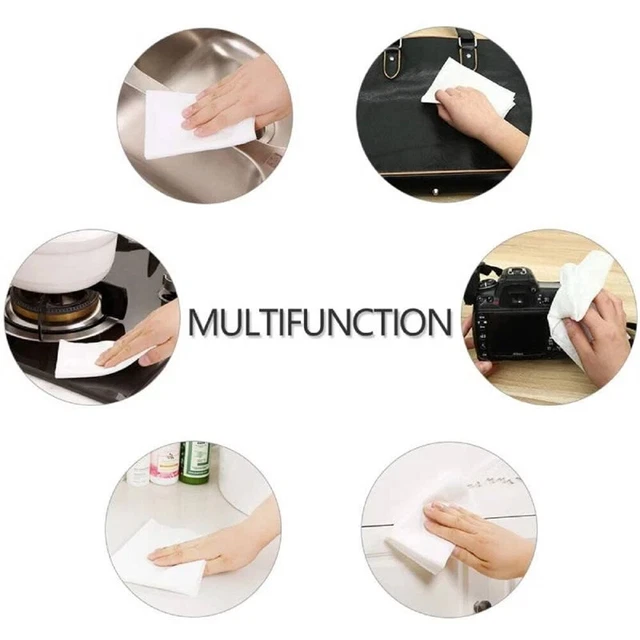 100PCS DISPOSABLE ELECTROSTATIC Dust Removal Mop Paper Home Cleaning ...