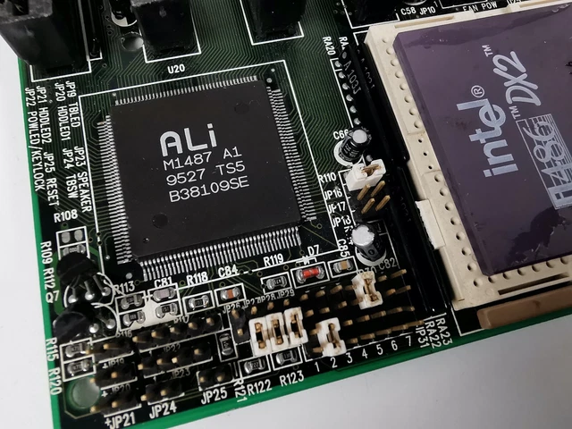 VINTAGE PCCHIPS M918 486 Socket 3 Motherboard Ali M1487/9 Intel i486 ...