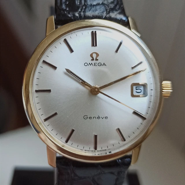 OROLOGIO OMEGA GENEVE ref 132 021 CASSA PESANTE ORO 18 kt Cal 613 manuale EUR 1.100,00 - PicClick FR