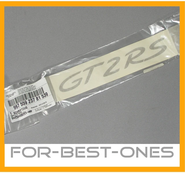 NEU NOS PORSCHE 911 GT2RS GT2 RS Schriftzug Zeichen Emblem Aufkleber ...