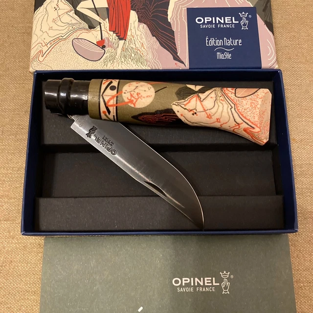 OPINEL N°08 NATURE, lame noire, MioSHe, édition limitée / NEUF EUR 49 ...