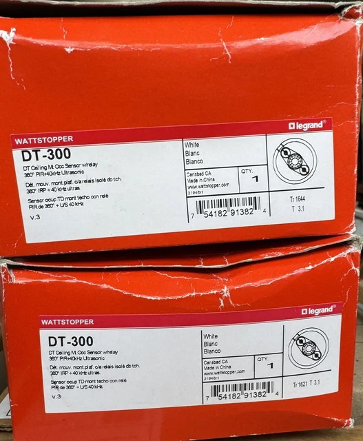 LEGRAND WATTSTOPPER DT-300 360 Degree Ceiling Occupancy Sensor. NEW ...