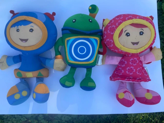NICKELODEON NICK JR. Team Umizoomi Plush Dolls Set Of 3 Milli, Geo, Bot ...