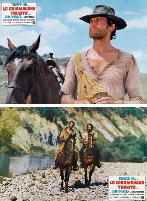 LOT DE 2 Affiches Lo Trinity Appelé' Terence Hill Bud Spencer CAT4 EUR ...