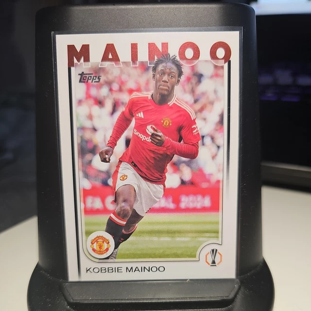 TOPPS UCC FLAGSHIP 2024 2025 Kobbie Mainoo Manchester United £0.99 ...