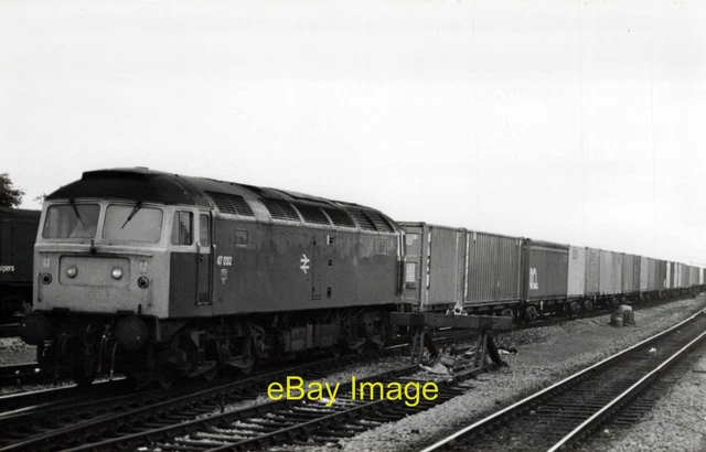 PHOTO RAILWAY 6X4 Class 47 47032 Freightliner Train at Reading 21/9/85 ...