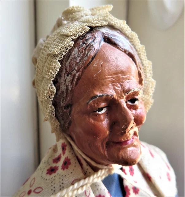 ANCIEN SANTON PROVENCAL Vendeuse D'ail Signe Jouglas EUR 14,00 ...