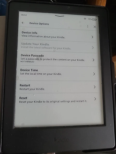AMAZON KINDLE 8TH Gen Touchscreen E-Reader 4GB, Wi-Fi - Black SY69JL ...