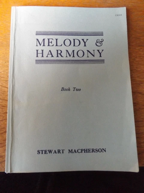 MELODY AND HARMONY Book 2 By Stewart Macpherson Paperback Book EUR 11 ...