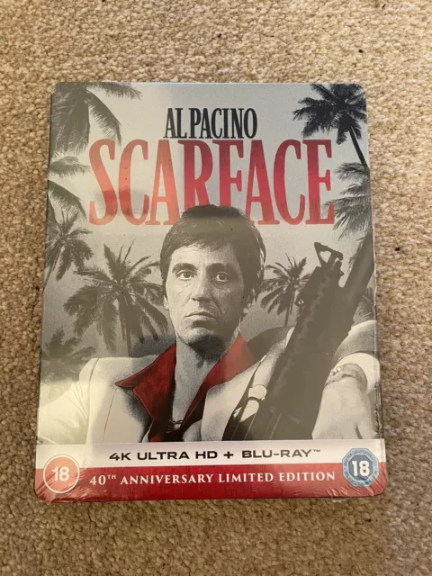 Scarface 4k Ultra Hd Blu Ray Steelbook Zavvi 40th Anniversary Limited