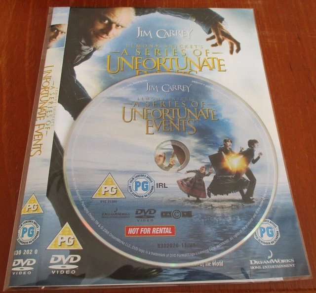 LEMONY SNICKET'S A Series of Unfortunate Events DVD (2005) Jim Carrey ...