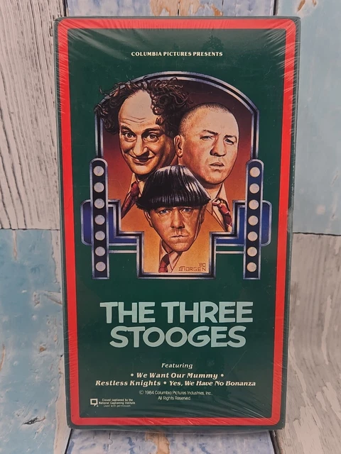 THE THREE STOOGES - (1984, VHS) Columbia Pictures - Mummy - No Bonanza ...