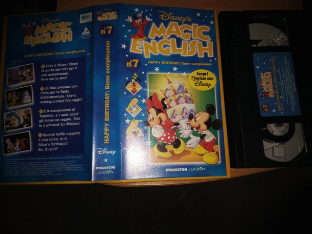 VHS FILM MAGIC ENGLISH 7 Happy birthday BUON COMPLEANNO DE AGOSTINI ...