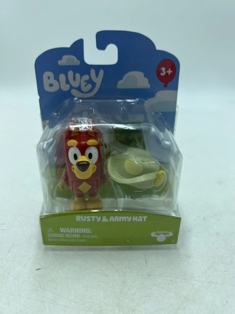 BLUEY RUSTY & Jack Figure & Army Hat Story Starters 2-Pack New EUR 27 ...