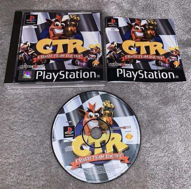 CTR CRASH TEAM Racing in scatola e completo gioco Sony PlayStation PS1 ...