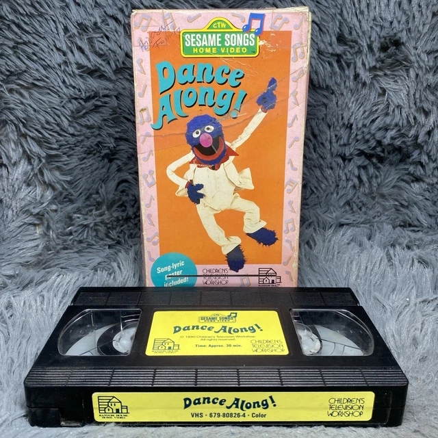 SESAME STREET: DANCE Along Grover VHS 1990 Random House Video Classic ...