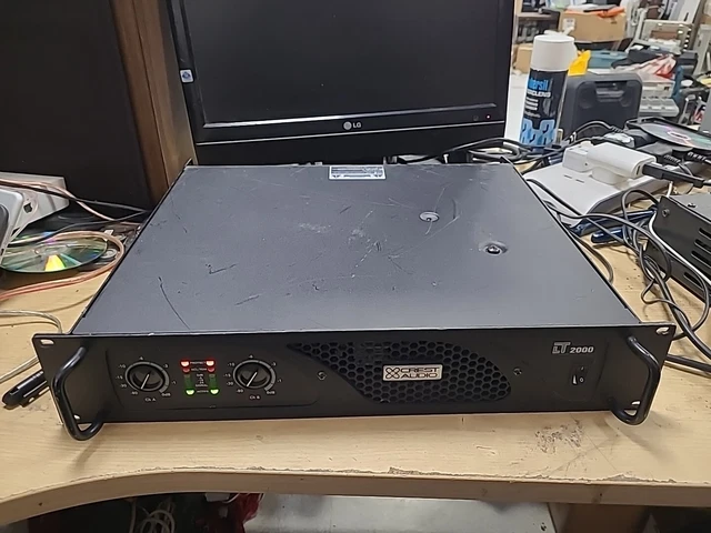 CREST AUDIO LT2000 Power Amplifier - Not Fully Tested - Spares Or ...