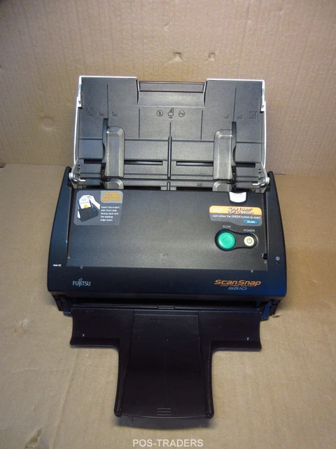 FUJITSU SCANSNAP S510 A4 Color Duplex ADF Document Scanner DEFECT / NO ...