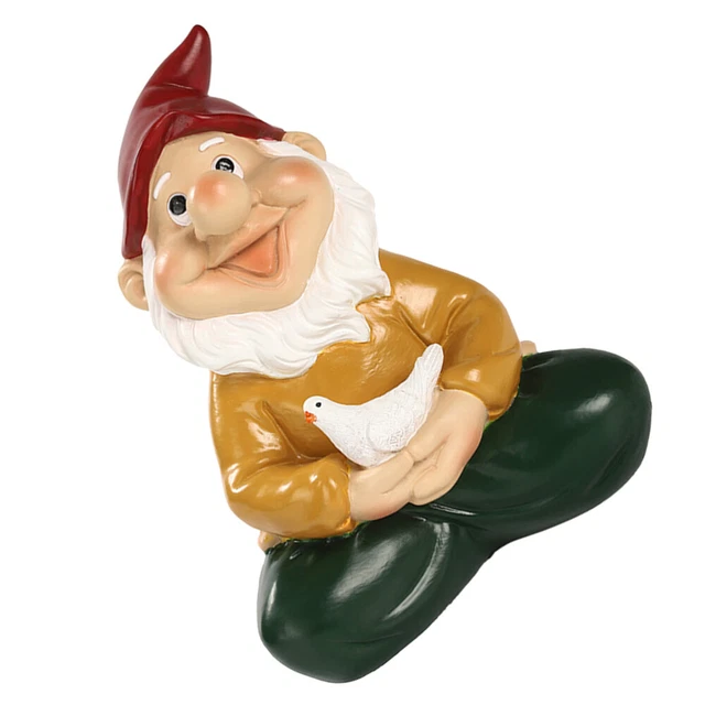 DÉCOR DE JARDIN de nains Figurine Nain En Résine Ornements Nains Décor ...