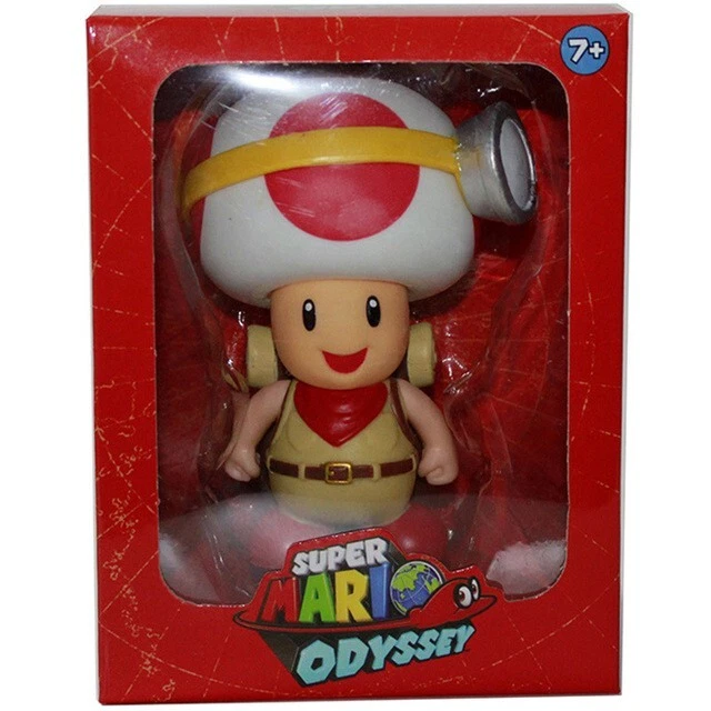 SUPER MARIO BROS Toad Safari Action Figure Anime Peripherals Model Doll ...
