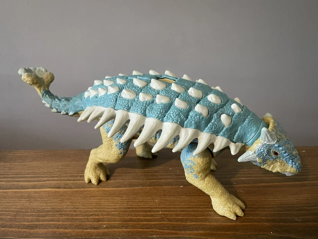 JURASSIC WORLD CAMP Cretaceous Ankylosaurus Bumpy Action Figure Mattel ...